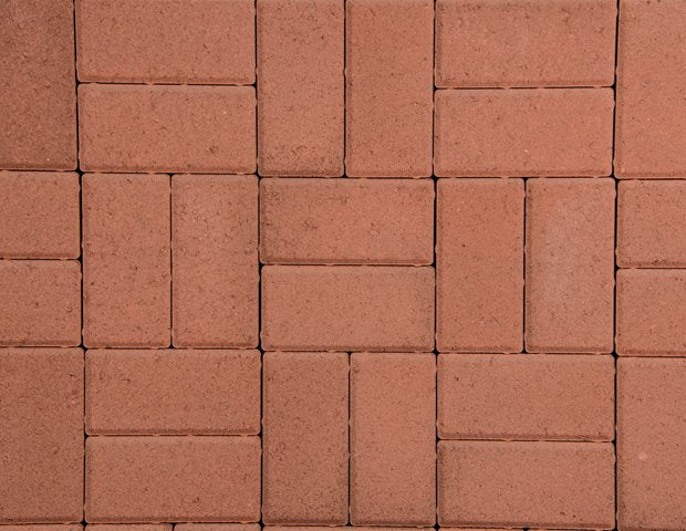 Concrete Block Paving 200mm x 100mm x 50mm - Red – Davies DIY ...